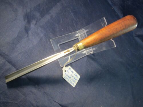 BUCK BROTHERS 1/2" NO 11 STRAIGHT GOUGE WOOD CARVING CHISEL ANTIQUE ...