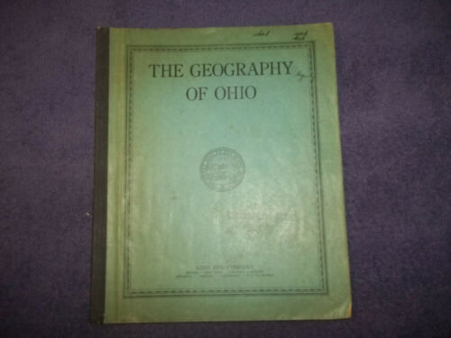 Vintage,GEOGRAPHY OF OHIO BOOK,1942 -- Antique Price Guide Details Page