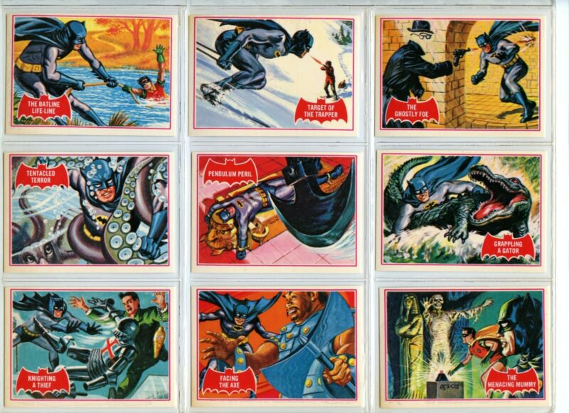 1966 TOPPS BATMAN SERIES #2 COMPLETE SET 44 REISSUE CARDS FREE SHIPPING ...