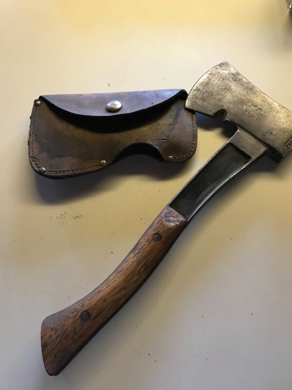 Vintage Boy Scout Camping Hatchet Axe - Made in USA by Bridgeport With ...