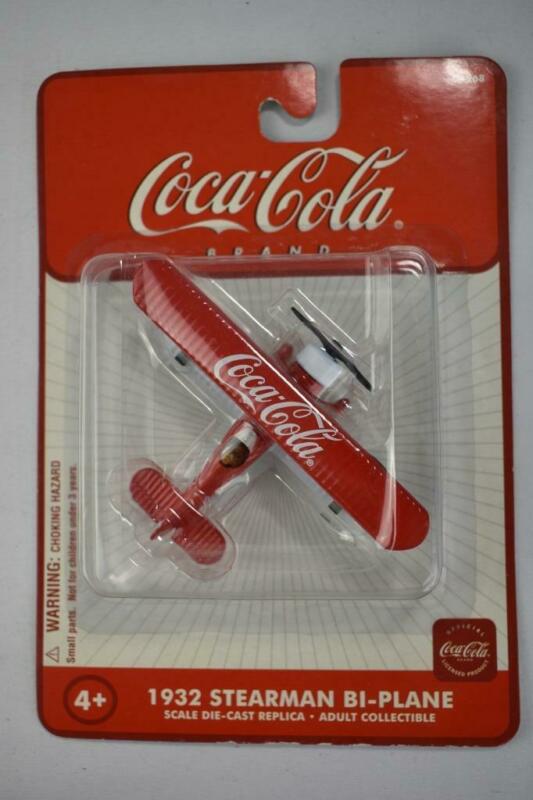 Coca-Cola 1932 Stearman Bi Plane Scale Die-Cast Replica -- Antique ...