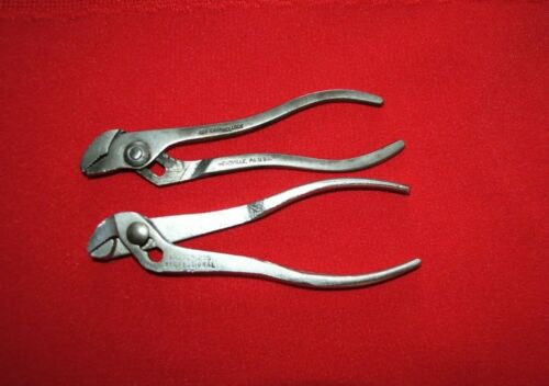Two Vintage Slip Joint Ignition Pliers, Proto, Channellock, Old Tools ...