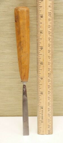 Old Wood Carving Tools Vintage Henry Taylor 7/16" No. 5 sweep Wood ...