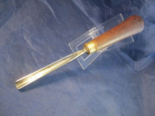 S J ADDIS 3/8" NO 11 STRAIGHT GOUGE WOOD CARVING CHISEL ANTIQUE VINTAGE ...