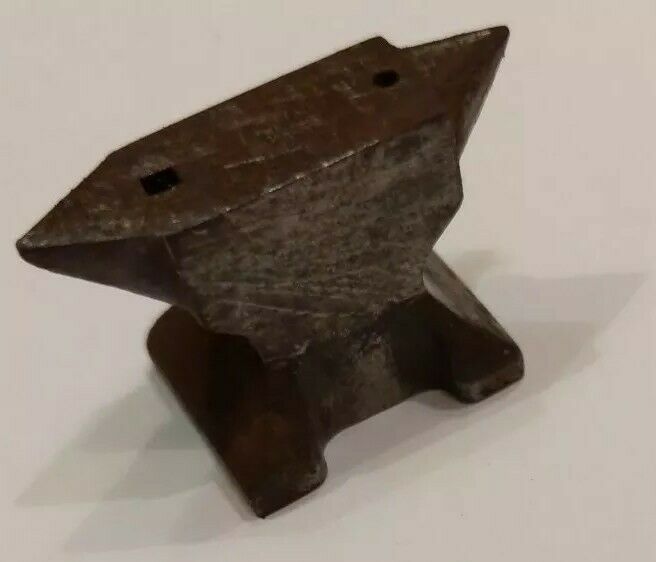 Vintage Miniature 1.25oz. Double Horn Steel Anvil -- Antique Price ...