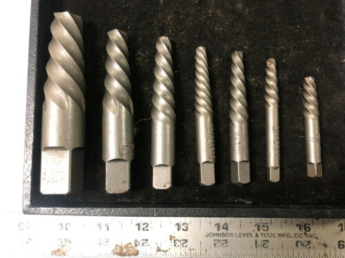 MACHINIST TOOLS LATHE MILL Lot of Cleveland Easy Out Extractors EZ Outs ...