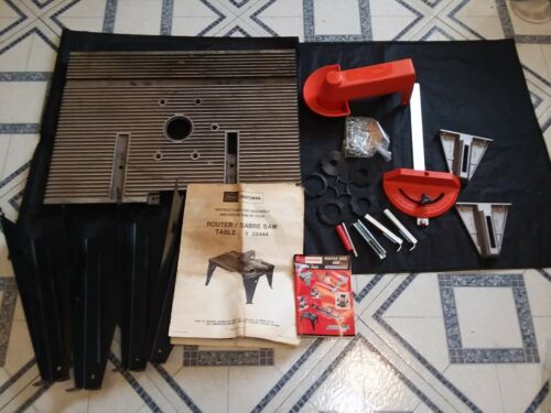 VINTAGE SEARS CRAFTSMAN ROUTER SABRE SAW TABLE 25444 NEVER PUT TOGETHER ...