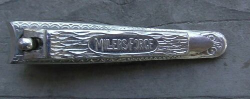 VTG Antique Millers Forge Fingernail Clippers Ornate Attractive Nail ...