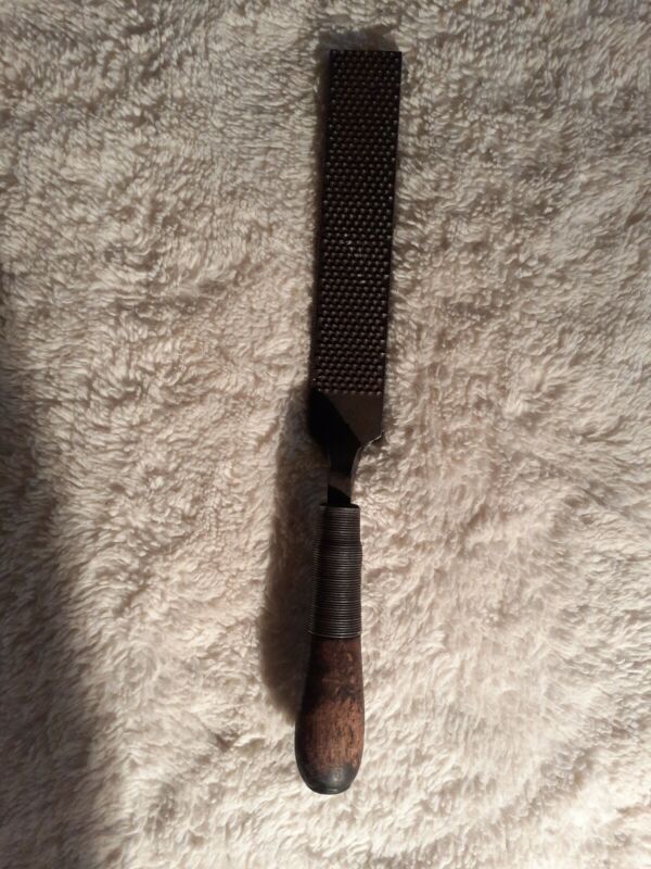 Vintage G H Barnet Rasp File Wooden Handle Antique Blacksmith Farrier ...