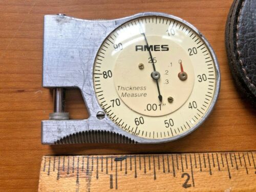 RARE AMES THICKNESS MEASURE TOOL No. 25 BC AMES co Waltham MA ...