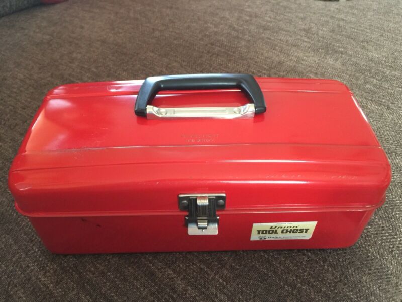 Union Tool Box Vintage Red Metal USA Tackle Fishing -- Antique Price ...