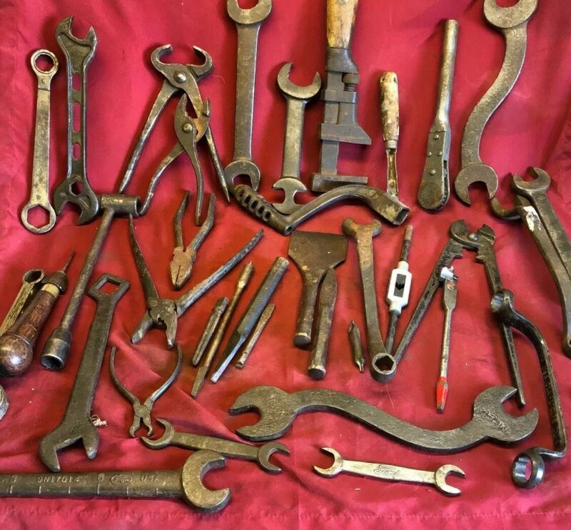 Vintage Tool Lot Ford Tools Fomoco Williams Cornwell Antique -- Antique ...