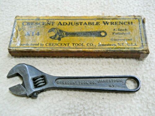 Vintage 4" Crescent Adjustable Wrench A14 -- Antique Price Guide ...