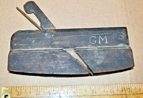 Antique Wooden Molding Plane 5/8" Round-Over? Tool 7" long GM ...