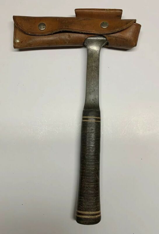 vintage Estwing no. 3 geologist hammer tool w sheath -- Antique Price ...