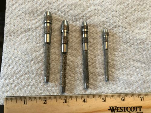 MACHINIST LATHE MILL Lot of Jewelers Pin Vise Chucks Fits Sherline ...