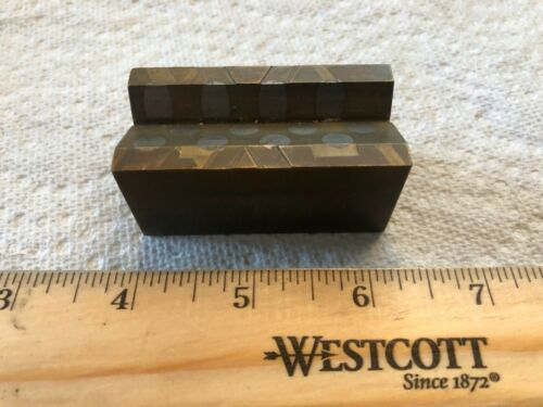 MACHINIST TOOLS LATHE MILL Machinist Tool Makers V Block Fixture Set Up ...