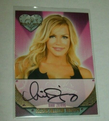 2013 Electric Nikki Ziering Autographed Bench Warmer Card Antique Price Guide Details Page