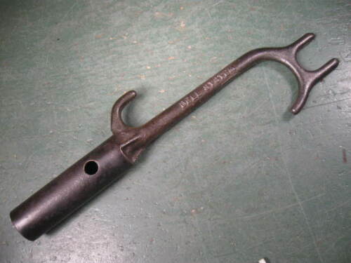 OLD USED VINTAGE LINEMAN''S TOOLS RARE BELL SYSTEM LINE HOOK FINE SHAPE ...
