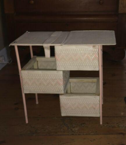Vintage Wicker DOll Changing Table w/ Storage -- Antique Price Guide ...