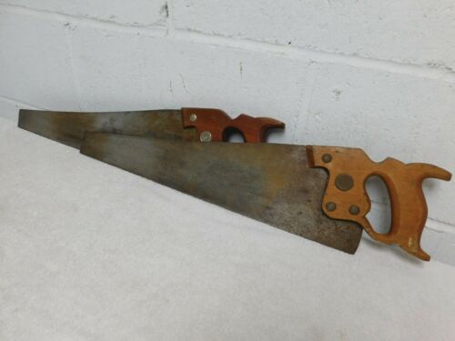 Vintage 2 piece 1940''s WWII era H.DISSTON & SONS D-8 20" 10 TPI panel ...