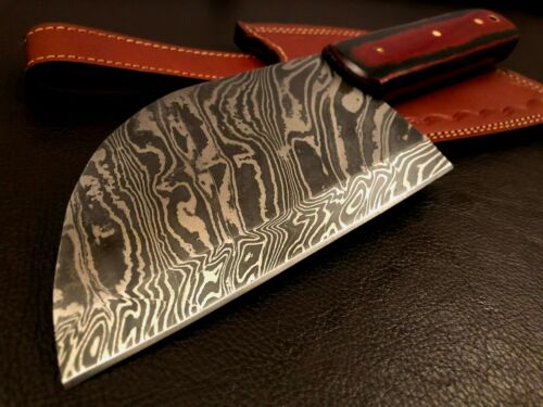 Handmade Damascus Steel Hatchet Axe Functional Camping Antique