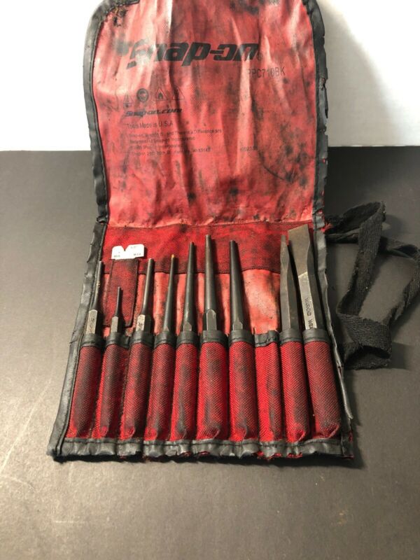 Snap On 11 pc Punch and Chisel Set (PPC710BK) (LIN020117) -- Antique Price Guide Details Page