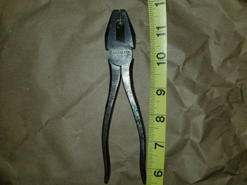 Vintage BARCALO BUFFALO TOOLS Lineman''s Pliers 6-1/2" Long Made in USA Tool Nice -- Antique ...