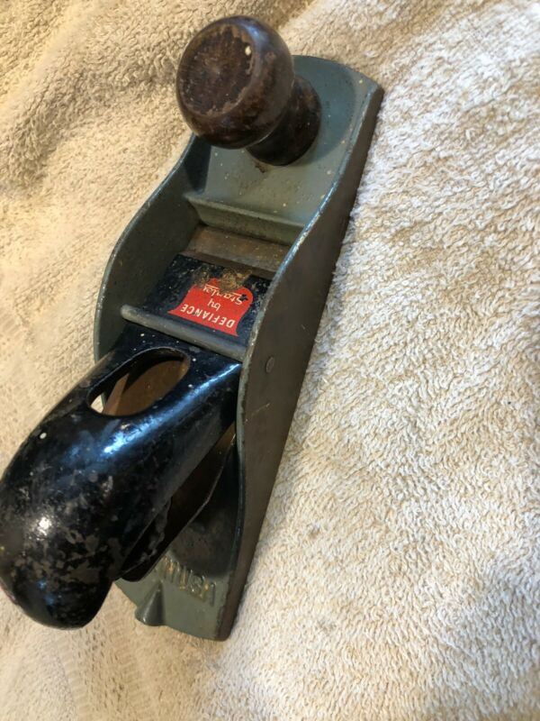 Vintage Stanley Defiance Metal Wood Plane Woodworking Hand Tool Made In ...