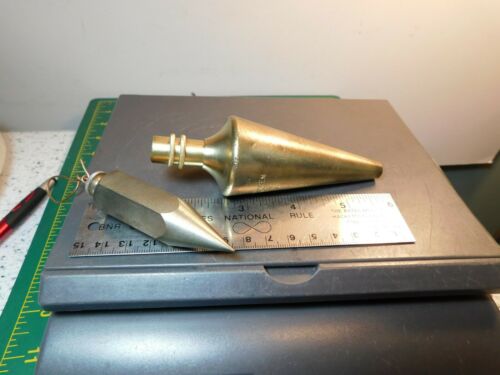 Vtg. Dietz Gen #CS-4811 Point 16 Brass Plump Bob w/4oz unmarked 3 ...