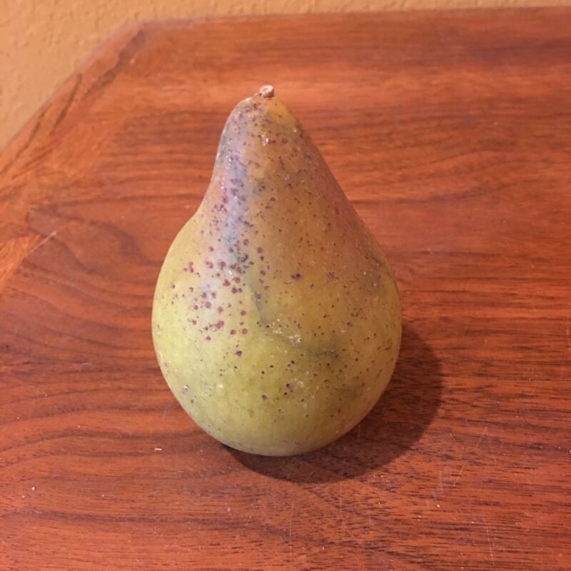 Vintage Antique Italian Alabaster Marble Stone Fruit Pear -- Antique ...