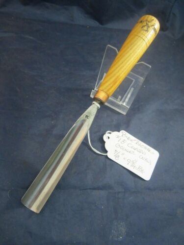 MINT BUCK BROTHERS 7/8" NO 18 CURVED GOUGE WOOD CARVING CHISEL VINTAGE ...