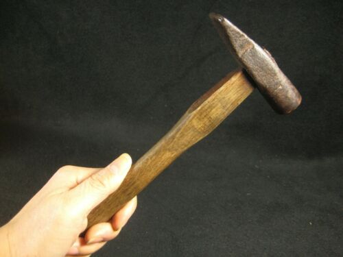 VINTAGE JAPANESE FORGED IRON TOOL ROUND RIVETING HAMMER -- Antique ...