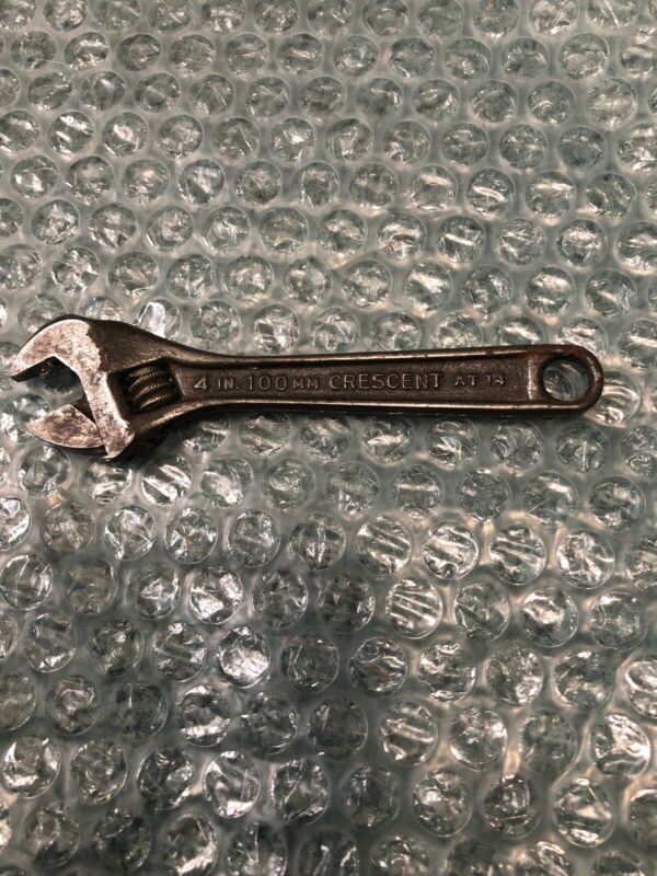 OLD CRESENT 4" WRENCH TOOL DROP FORGED ADJUSTABLE VINTAGE JAMESTOWN NY ...
