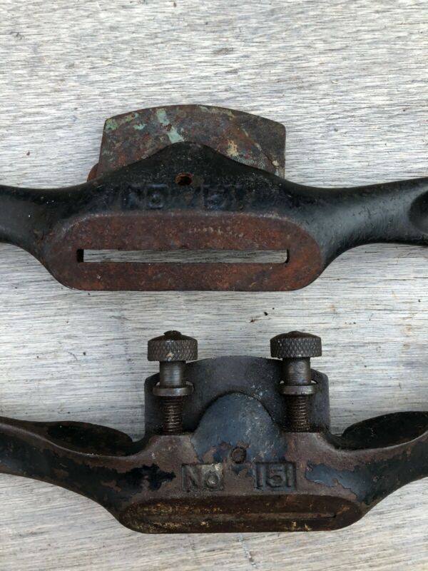 2 Antique Stanley Draw Knives No 151 -- Antique Price Guide Details Page