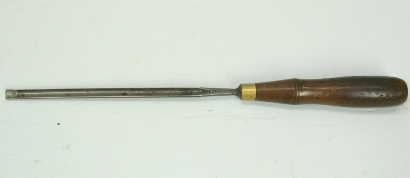 Vintage Buck Bros 4/16" WOOD CARVING Gouge CHISEL OLD TOOL 11-1/2" long ...