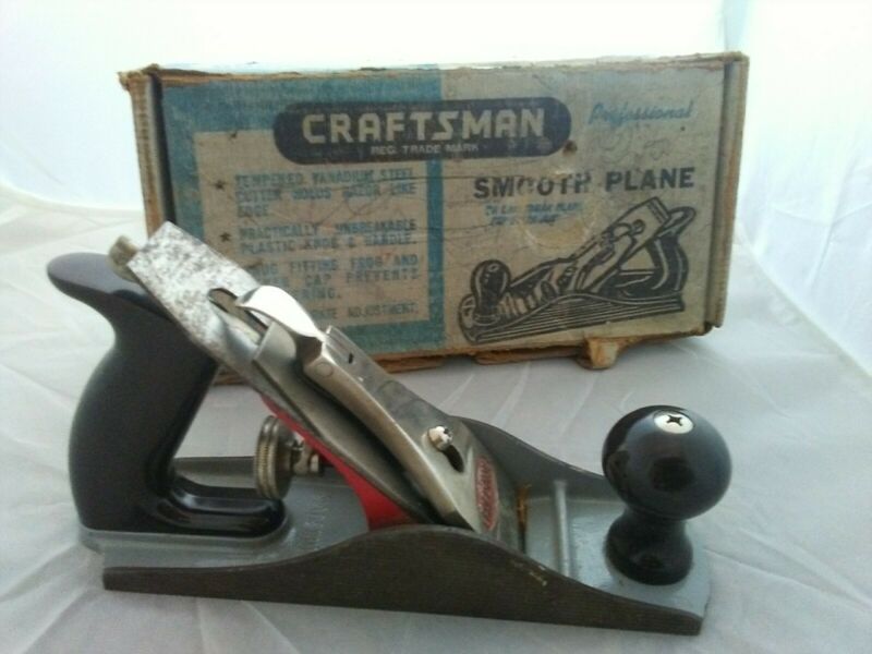 Vintage 1951 Craftsman Smooth Hand Plane No. 3742 Sears Roebuck ...