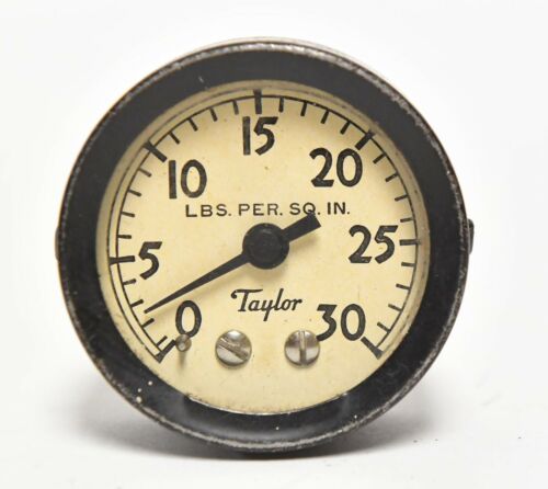 VINTAGE INDUSTRIAL TAYLOR GAUGE ARCHITECTURAL SALVAGE -- Antique Price ...