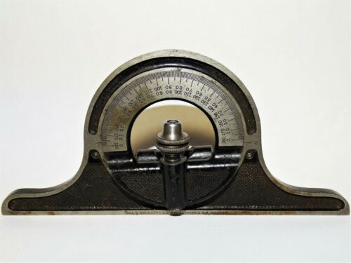 Vintage The L.S. Starrett Co ATHOL MASS USA Protractor Level No. 12 ...