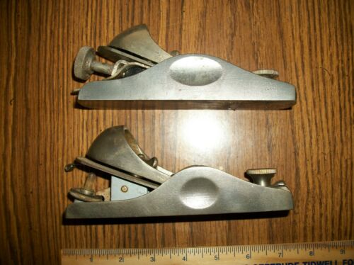 2 Vintage Craftsman Wood Hand Planes -- Antique Price Guide Details Page