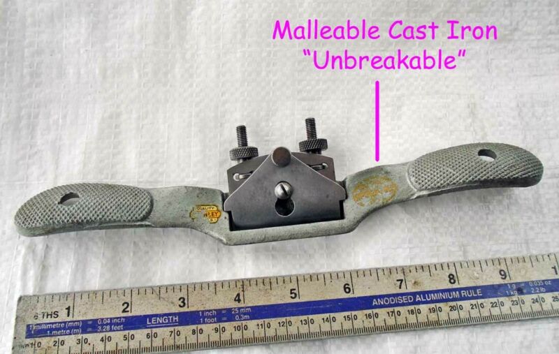 STANLEY UK Curved Sole Malleable Iron Adjustable Spokeshave vgc Old ...