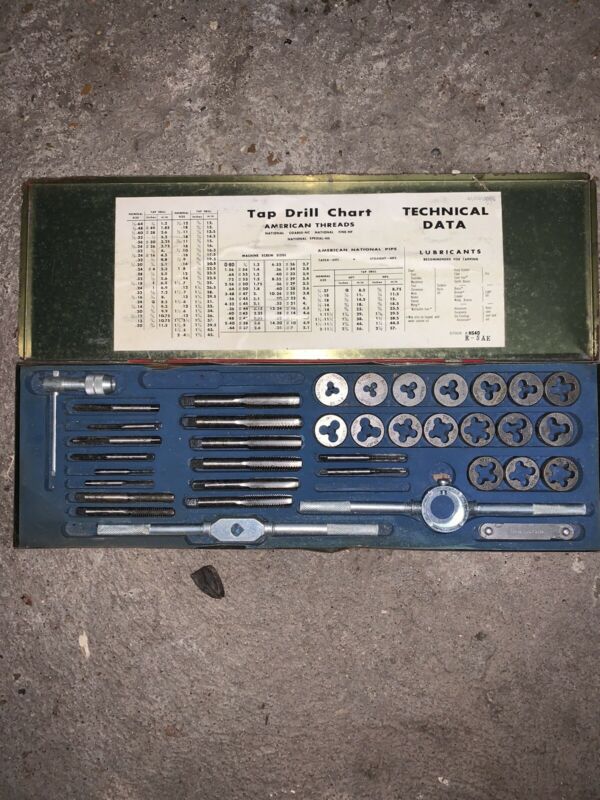 Vintage American Threads Tap Drill Set -- Antique Price Guide Details Page