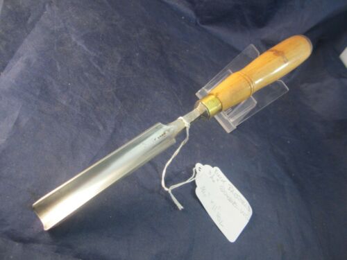 MINT BUCK BROTHERS 3/4" GOUGE TIMBER BOAT FRAMING WOOD CHISEL VINTAGE ...