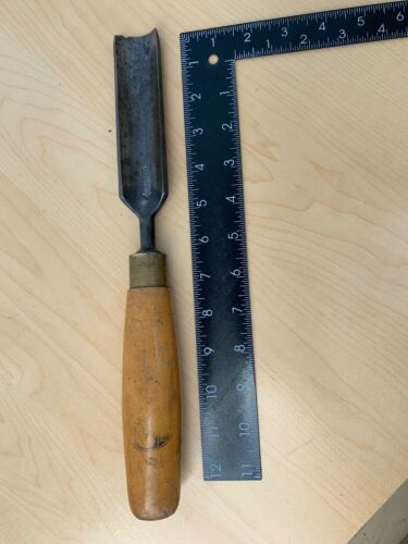 Vintage W. Marples Gouge Carving Chisel 1-1/8" Sheffield England -- Antique Price Guide Details Page
