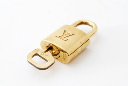 AUTHENTIC LOUIS VUITTON Random number Padlock Cadena 572903-a9595 ...