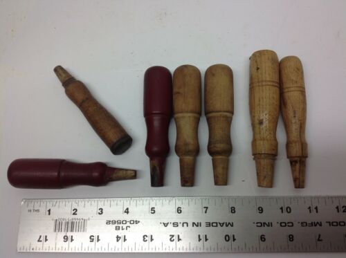 LOT OF 7 VINTAGE SOCKET CHISEL HANDLES -- Antique Price Guide Details Page