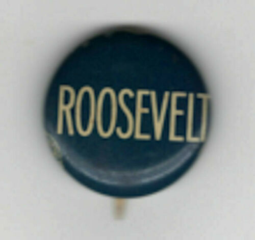 Vintage Political Pin 1940 Franklin Roosevelt Pin FDR Pin -- Antique ...