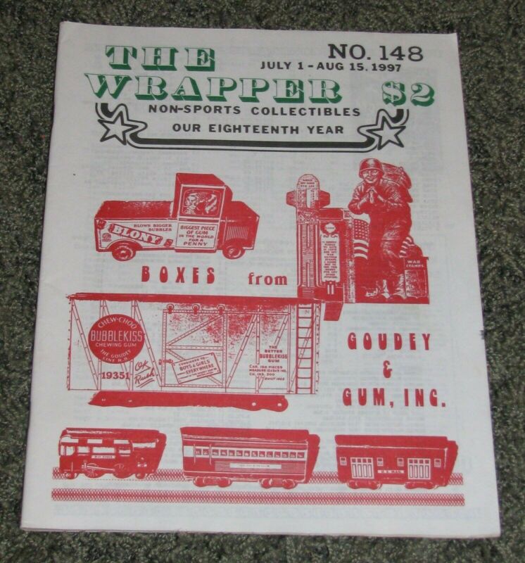 The Wrapper Magazine Issue #148 - Combine Ship -- Antique Price Guide ...