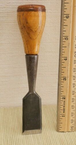 Old woodworking tools Vintage Short Witherby 1" Bevel Edge Socket ...