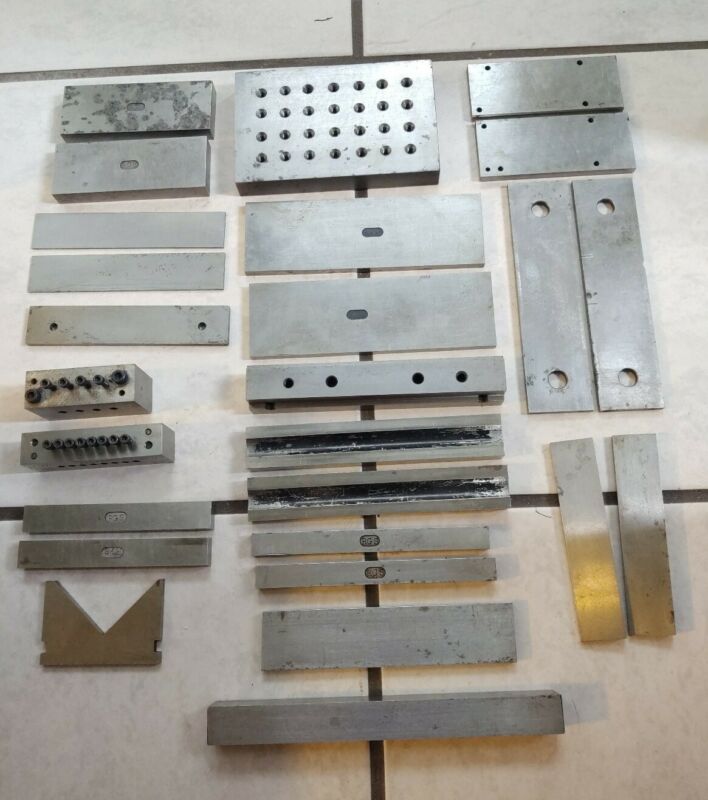 MACHINIST TOOL LATHE MILL Machinist Lot of Ground Parallel Set Up Block ...
